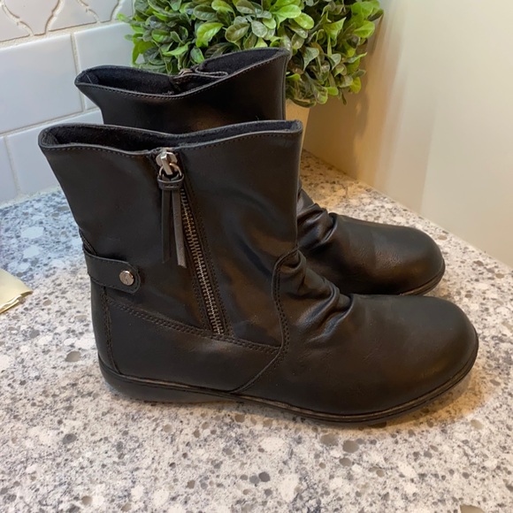 Sporto | Shoes | Sporto Black Ankle Boots Womens Size 65 | Poshmark